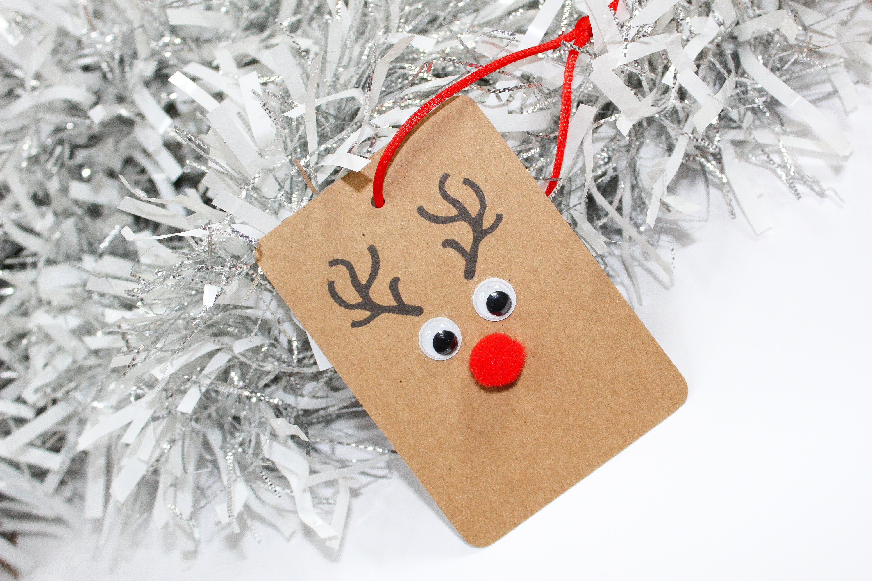 Reindeer Christmas Gift Tags - Multi Pack Christmas Tags - Reindeer ...