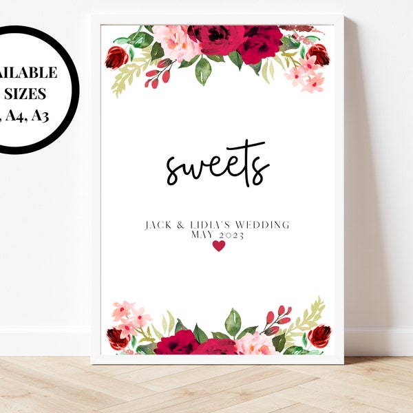Sweets Sign - Etsy UK