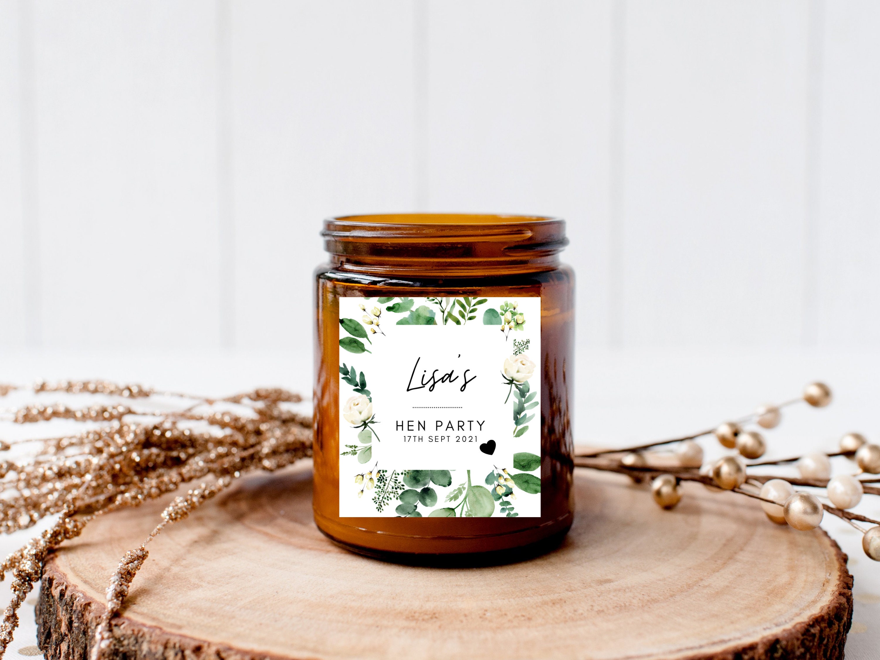 Personalised Hen Party Gift Box Labels/ Bridal Shower Favour | Etsy UK