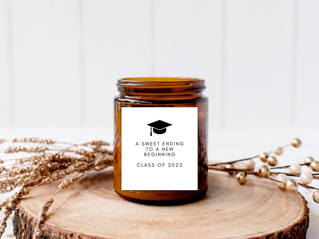 Personalised A Sweet Ending to A New Beginning Sticker/ End of Year ...