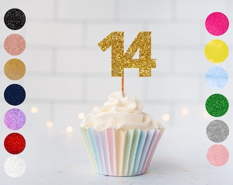 Fourteen Cake Topper - Etsy