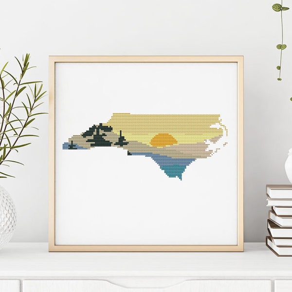 State Cross Stitch - Etsy