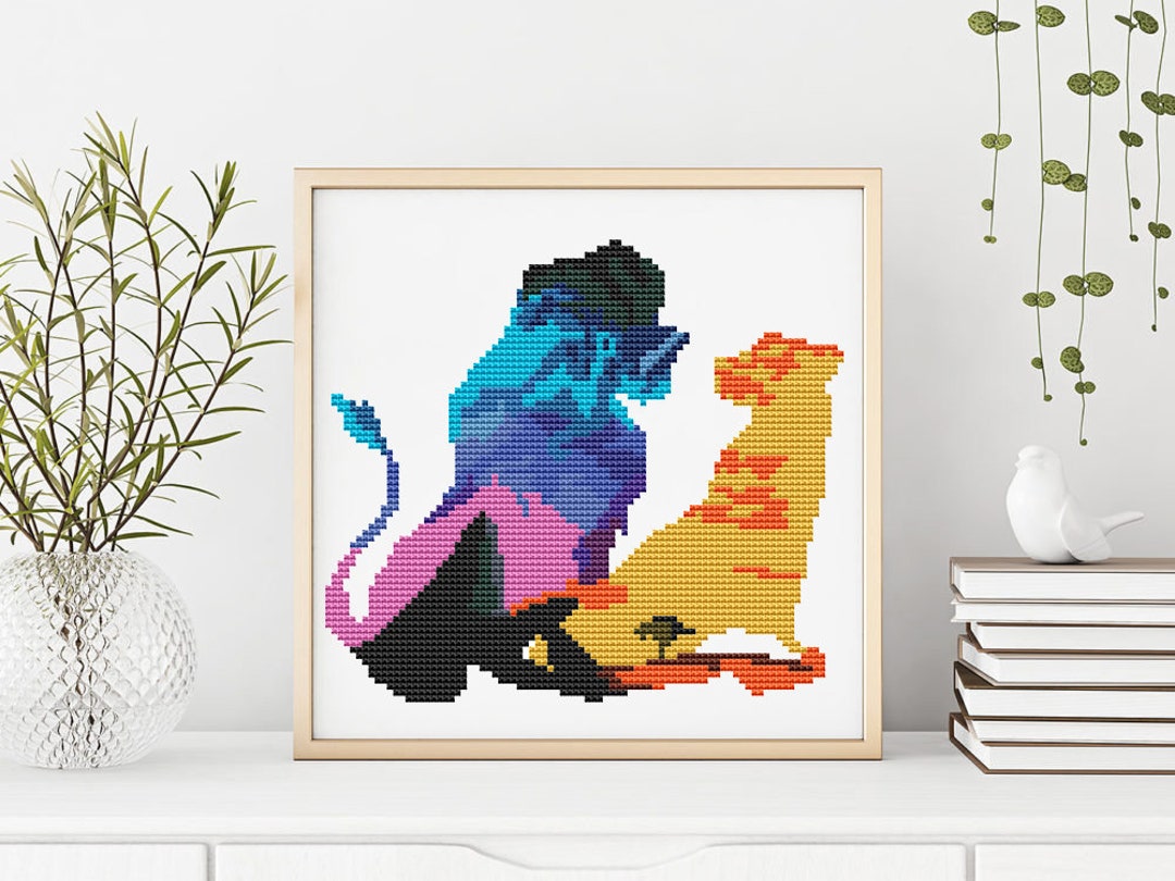 Lions Family Cross Stitch Pattern / Lion PDF Chart / Lions PDF Cross ...