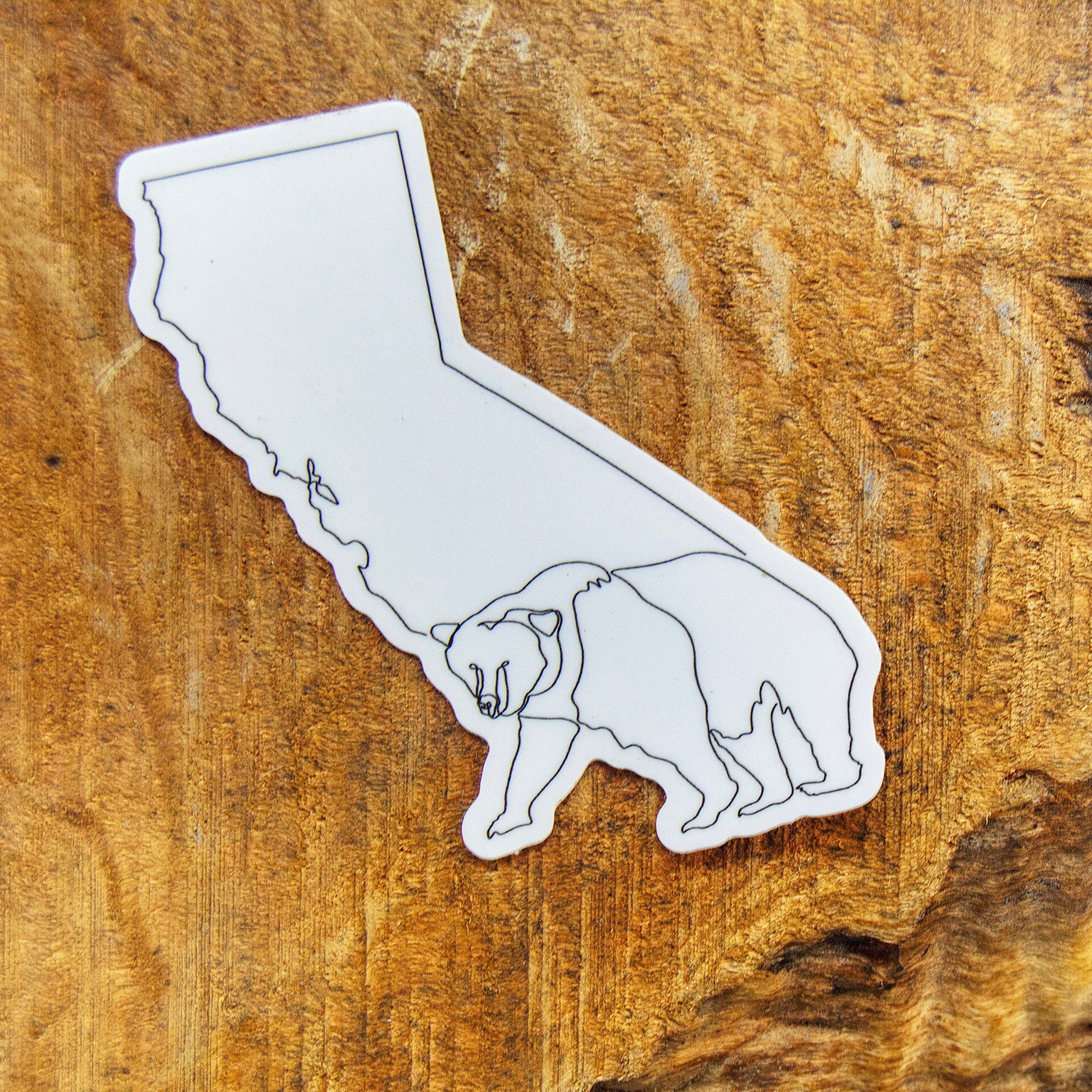 California Bear Sticker California State Sticker - Etsy