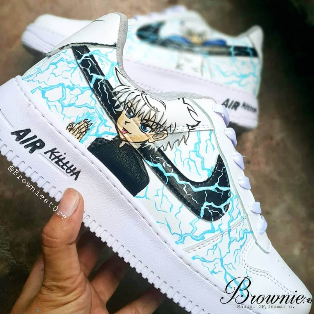 Hunter X Hunter Killua Air Force 1 Customorder Now: - Etsy