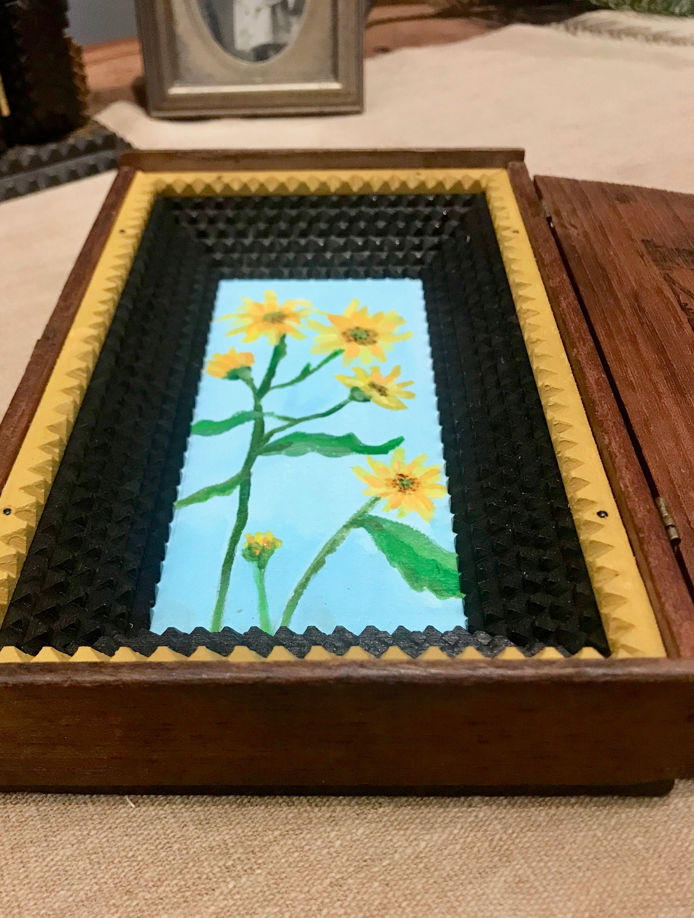 Tramp Art With Sunflowers - Etsy