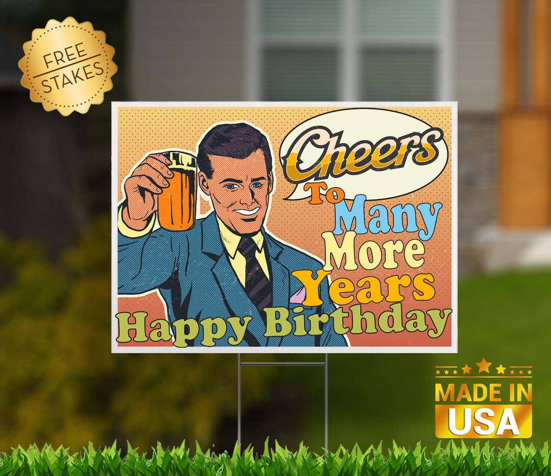 Cheers to Many More Years customizable Edition - Etsy