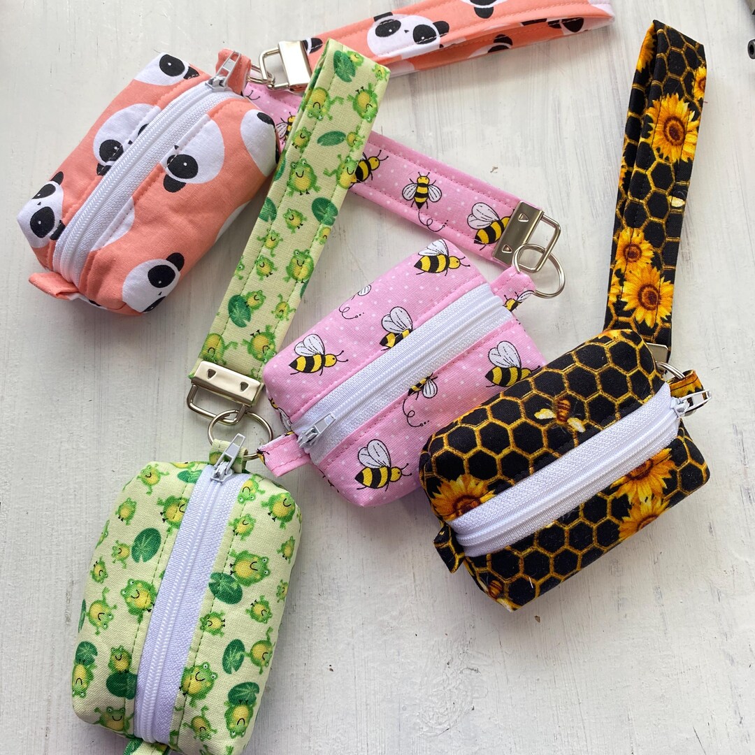 Boxy Bag Keychain, Wristlet, Mini Boxy Pouch, Chapstick Holder, Debit ...