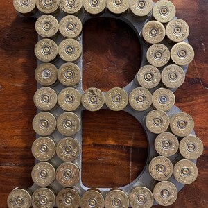 8 Shotgun Shell Letter - Etsy