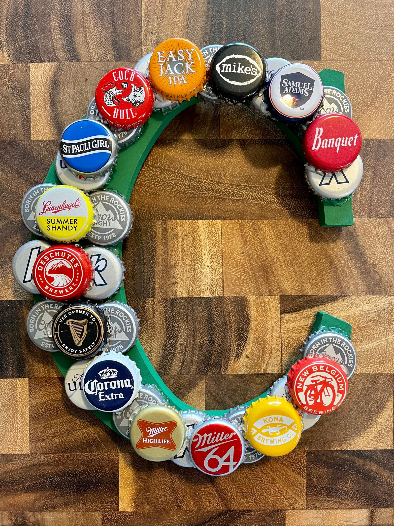 Bottle Cap Letter - Etsy