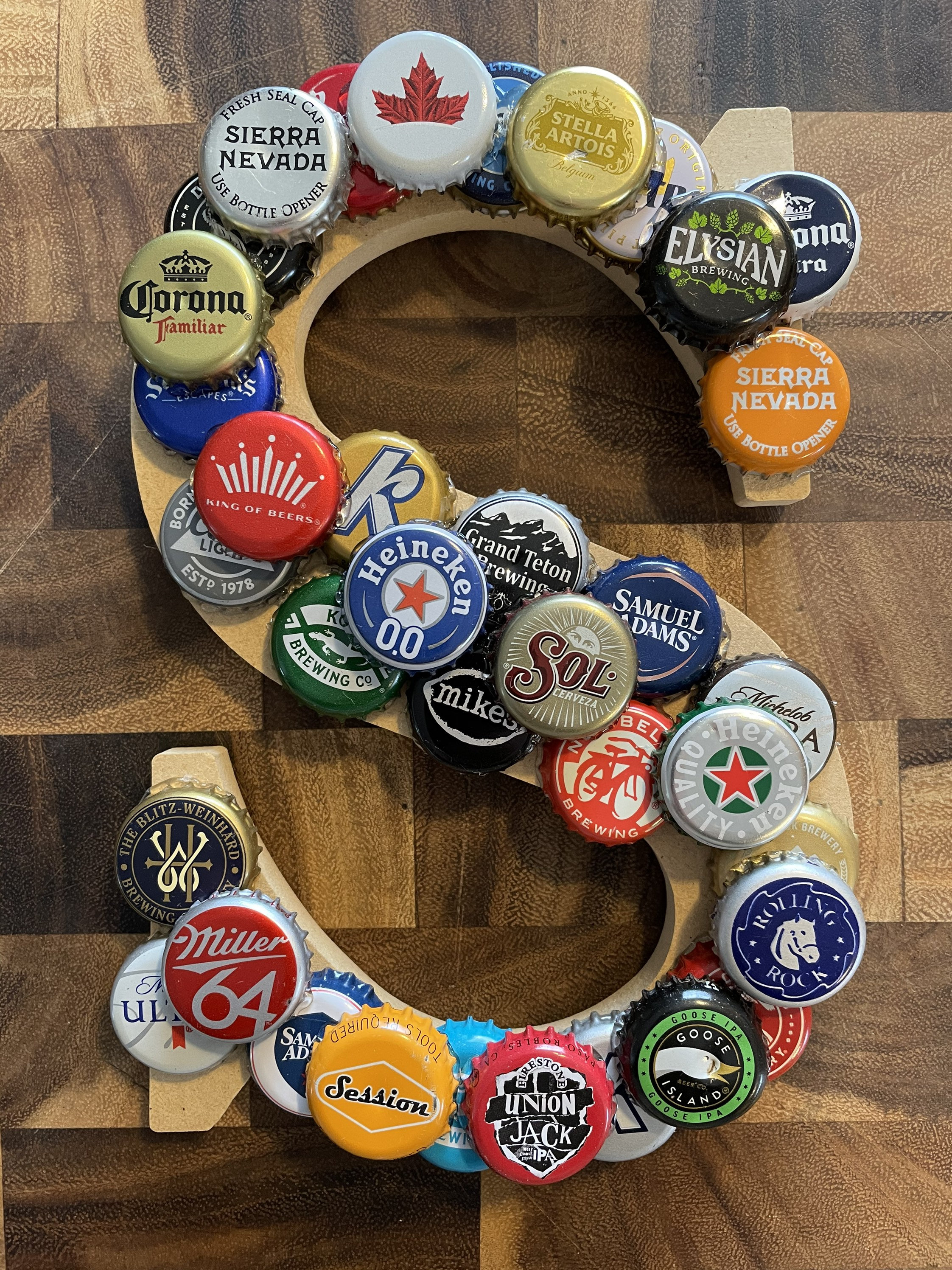 Bottle Cap Letters