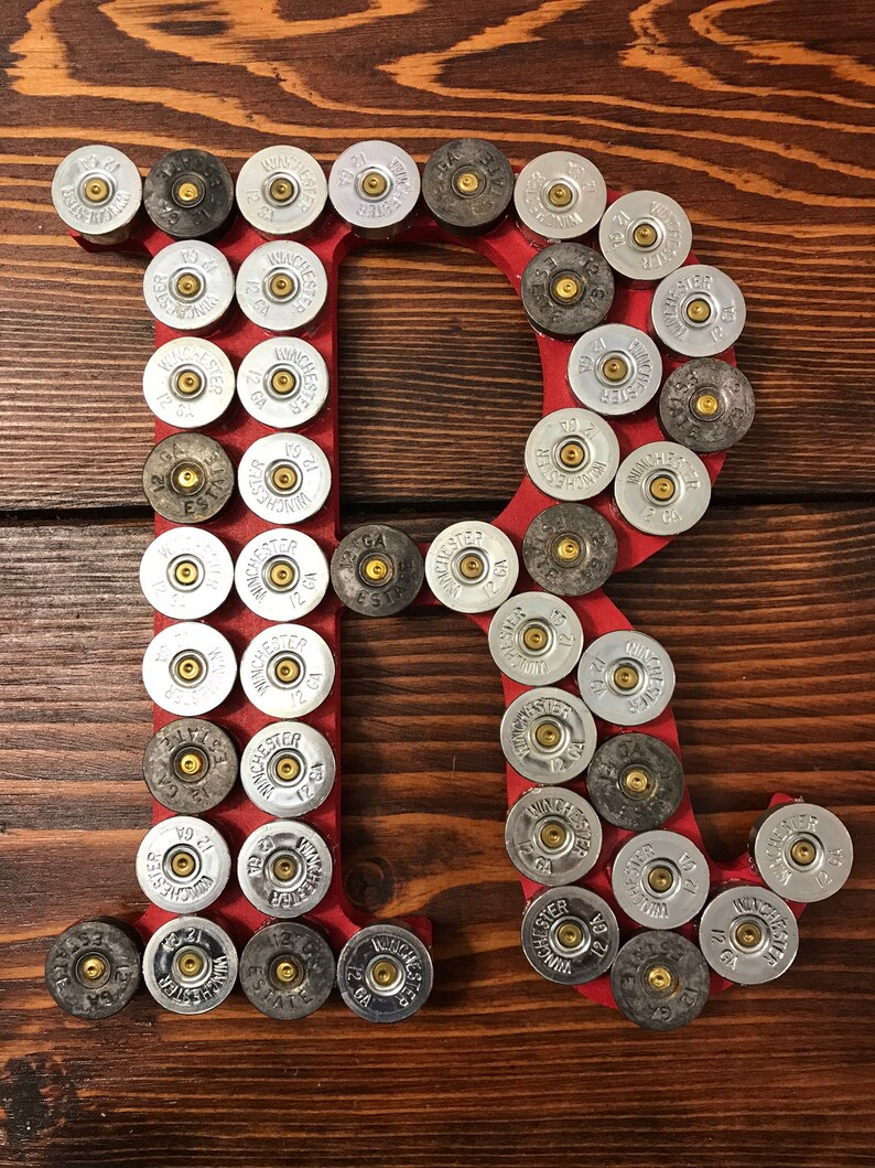8 Shotgun Shell Letter | Etsy