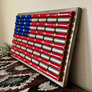 Shotgun Shell American Flag - Etsy