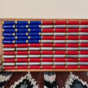 Shotgun Shell American Flag - Etsy