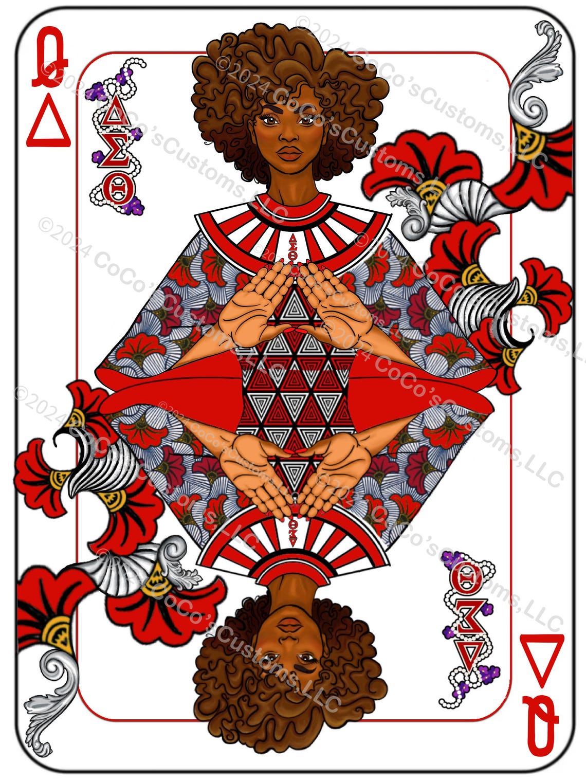 Delta Sigma Theta Playing Card - Etsy