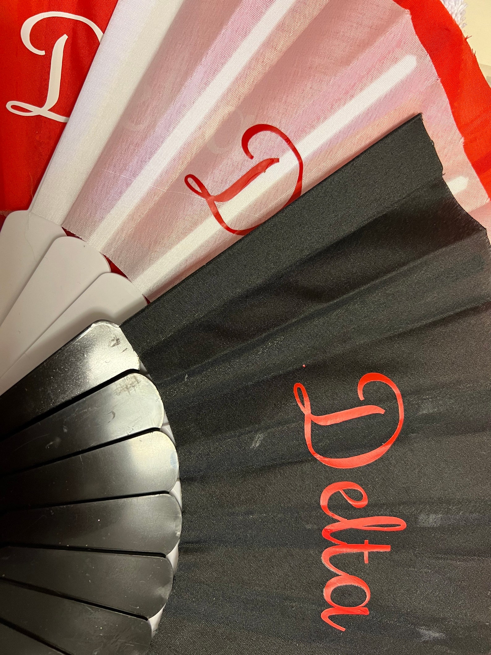 Delta Sigma Theta DST Folding Hand Fan - Etsy