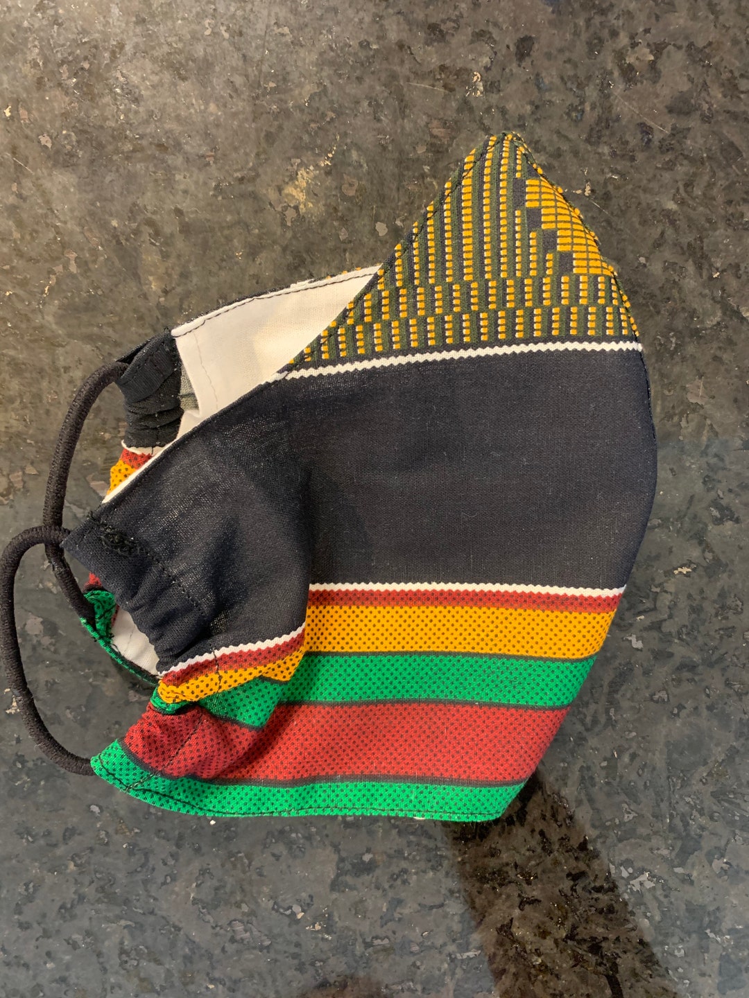 Large Handmade African Print Face Mask With Filter Pocket - Etsy