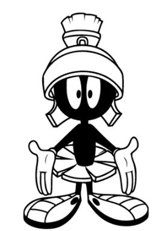 Marvin the Martian SVG for Craft Machines Cricut Design - Etsy Finland