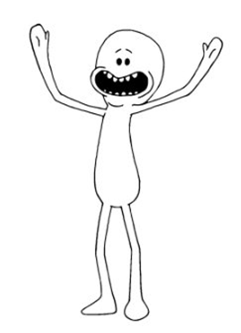 Mr. Meeseeks 1 SVG for Craft Machines Cricut Design Space - Etsy UK