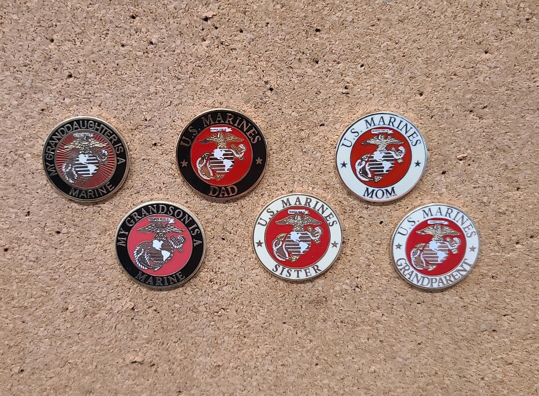 USMC Family Pins - Etsy