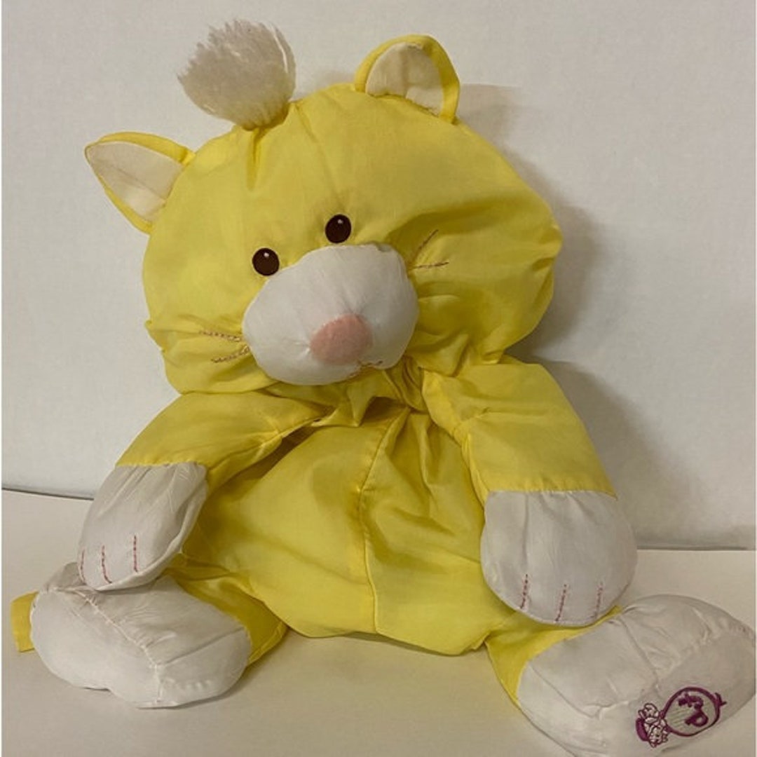Fisher-price Puff a Lump Yellow Cat Very Cute - Etsy