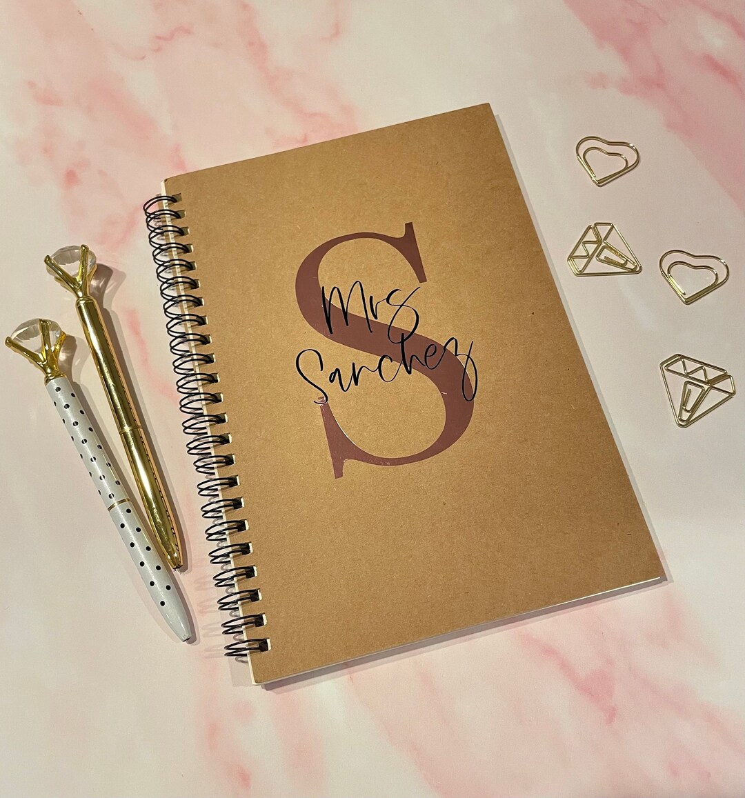 Personalized Bridal Notebook, Wedding Planner, Engagement Gift ...