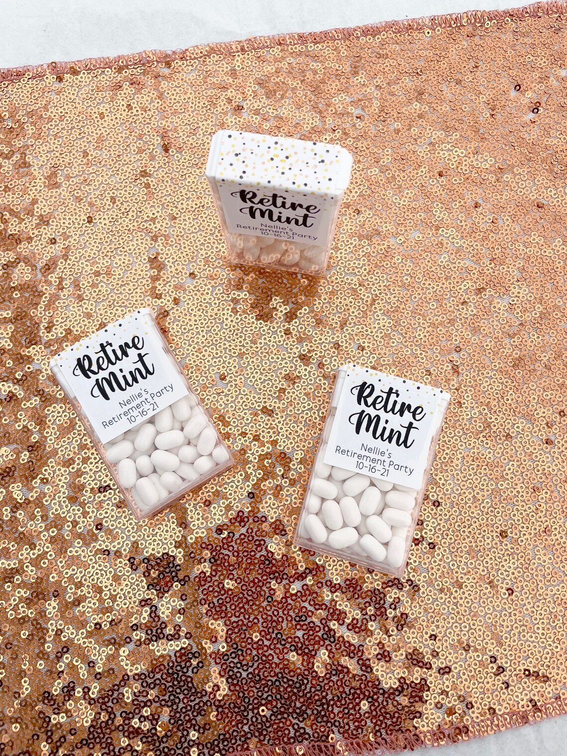 Retirement Party Favor Retiremint Labels Mint Label Favors - Etsy