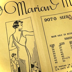 Marian Martin Wrap Slip Vintage Pattern 9070 - Etsy