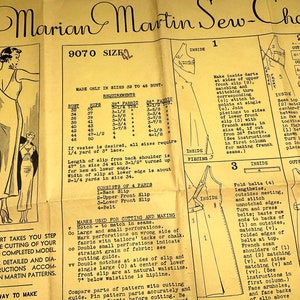 Marian Martin Wrap Slip Vintage Pattern 9070 - Etsy