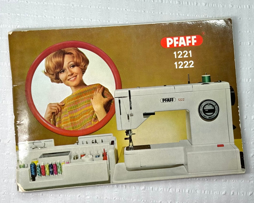 PFAFF 1221 1222 Original Sewing Machine Manual - Etsy