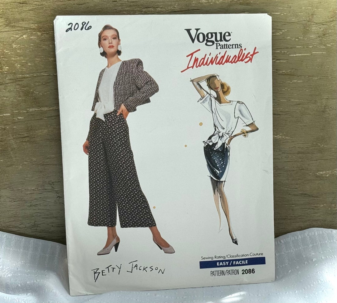 Vogue 2086 Betty Jackson - Etsy