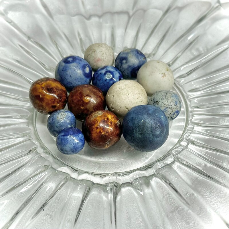 Antique Marbles - Etsy