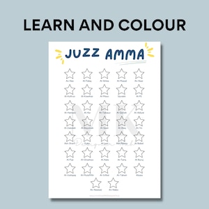 Printable Juzz Amma/ Juz 'ama Quran Progress Tracker and Reflection Set ...