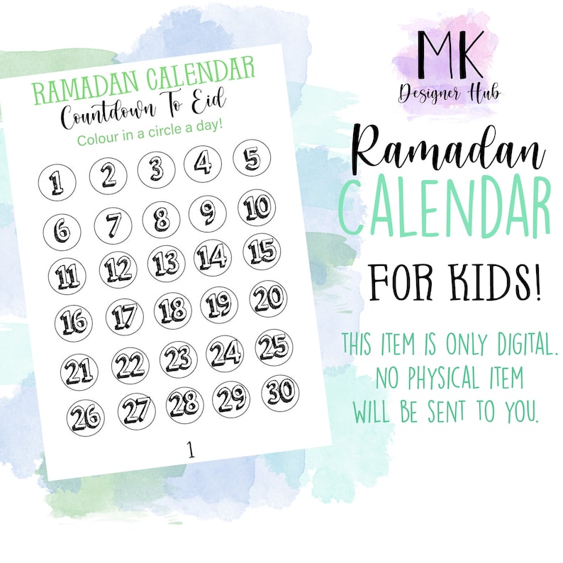 30 Day Ramadan Activity Pack Printable Ramadan Activities for Kids an ...