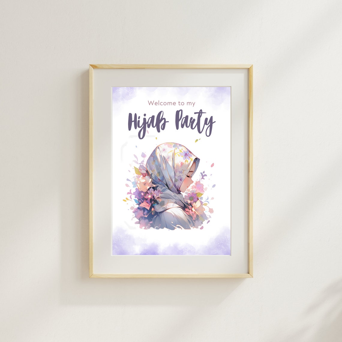 Hijab Party Pack Printable - Digital Download | Hijab Party Cake ...