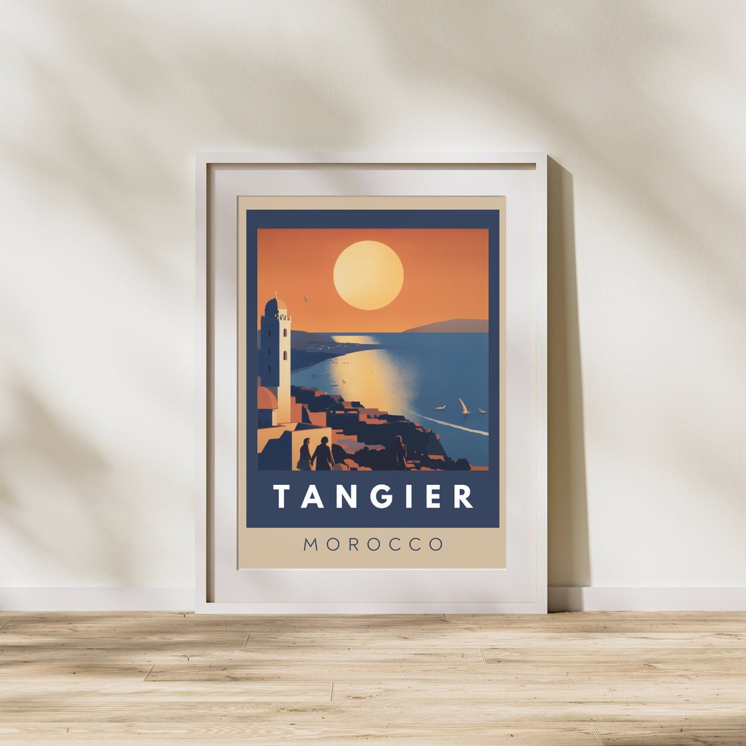 Tangier, Morocco Printable Wall Art | Travel-inspired Digital Download ...