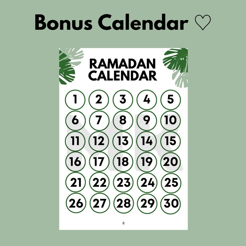 Printable Ramadan Organiser Set - Etsy