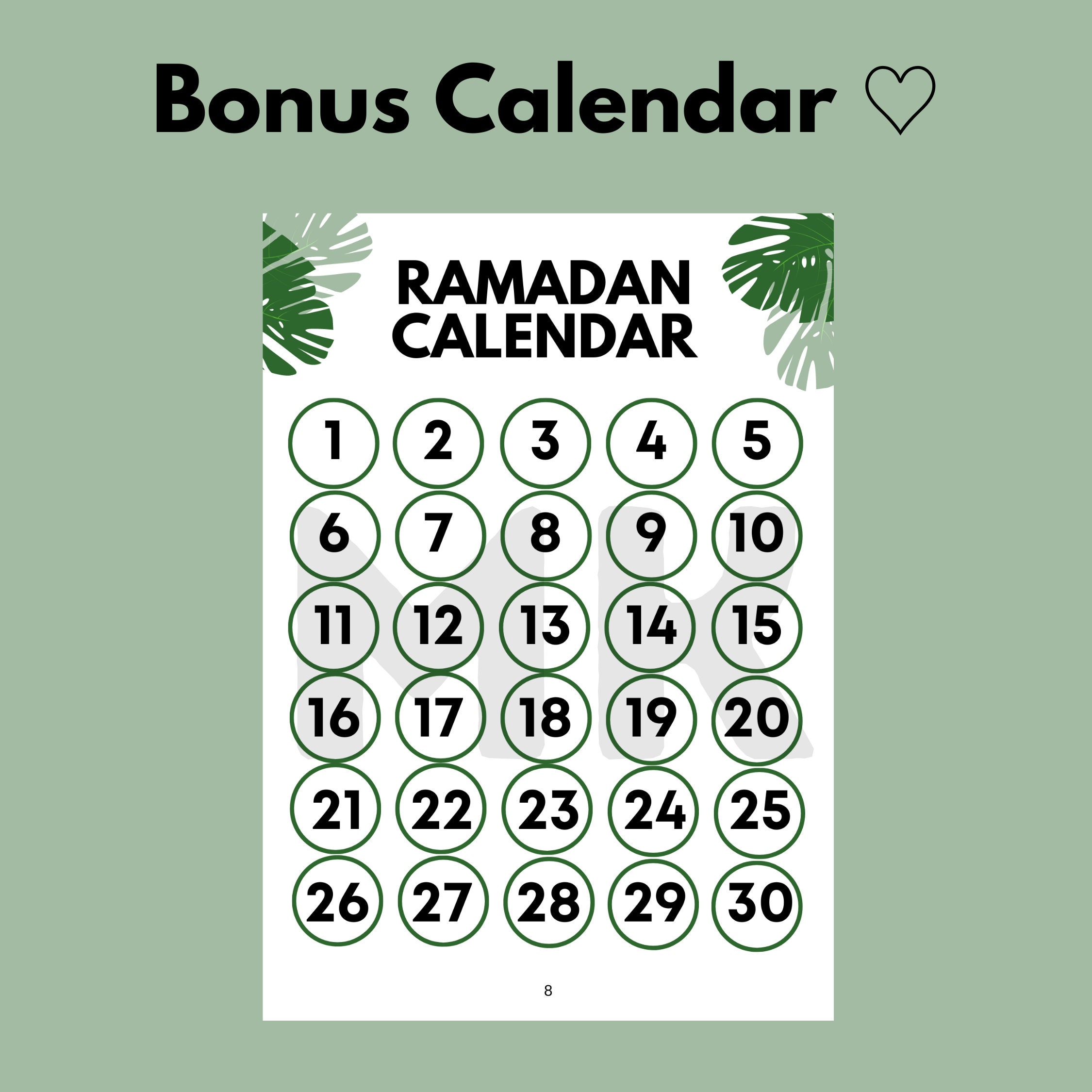 Printable Ramadan Organiser Set - Etsy