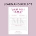 Printable Juzz Amma/ Juz 'ama Quran Progress Tracker and Reflection Set ...