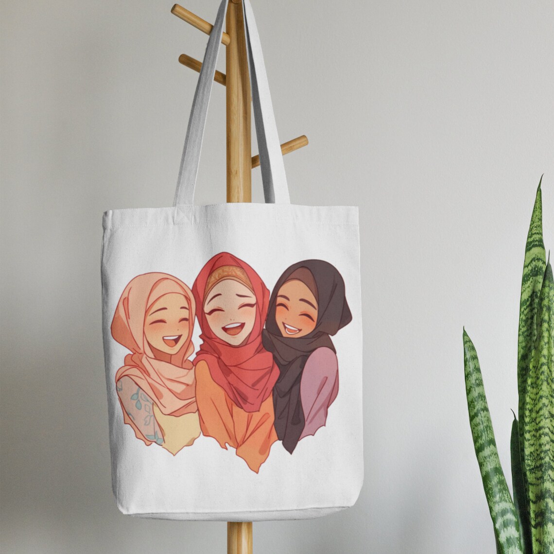 Set of 10 Happy Anime Hijabi Graphic Pngs Instant Download No Eyes ...