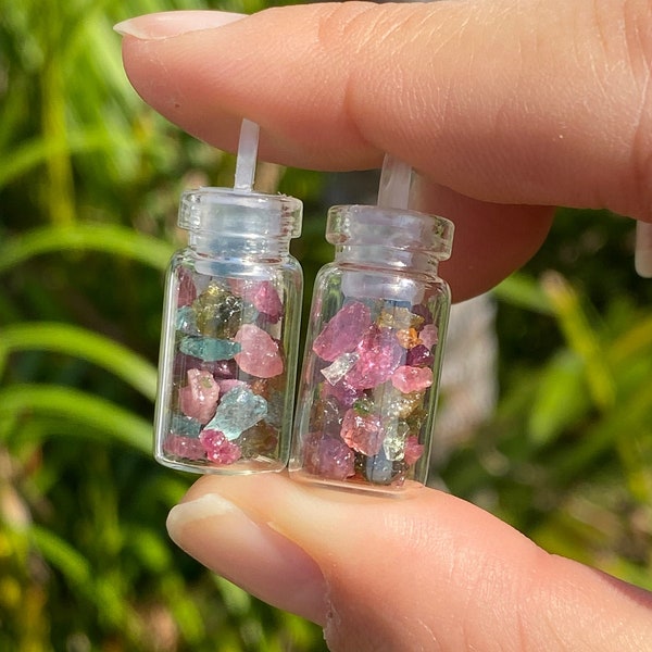 Watermelon Tourmaline Pendant - Etsy