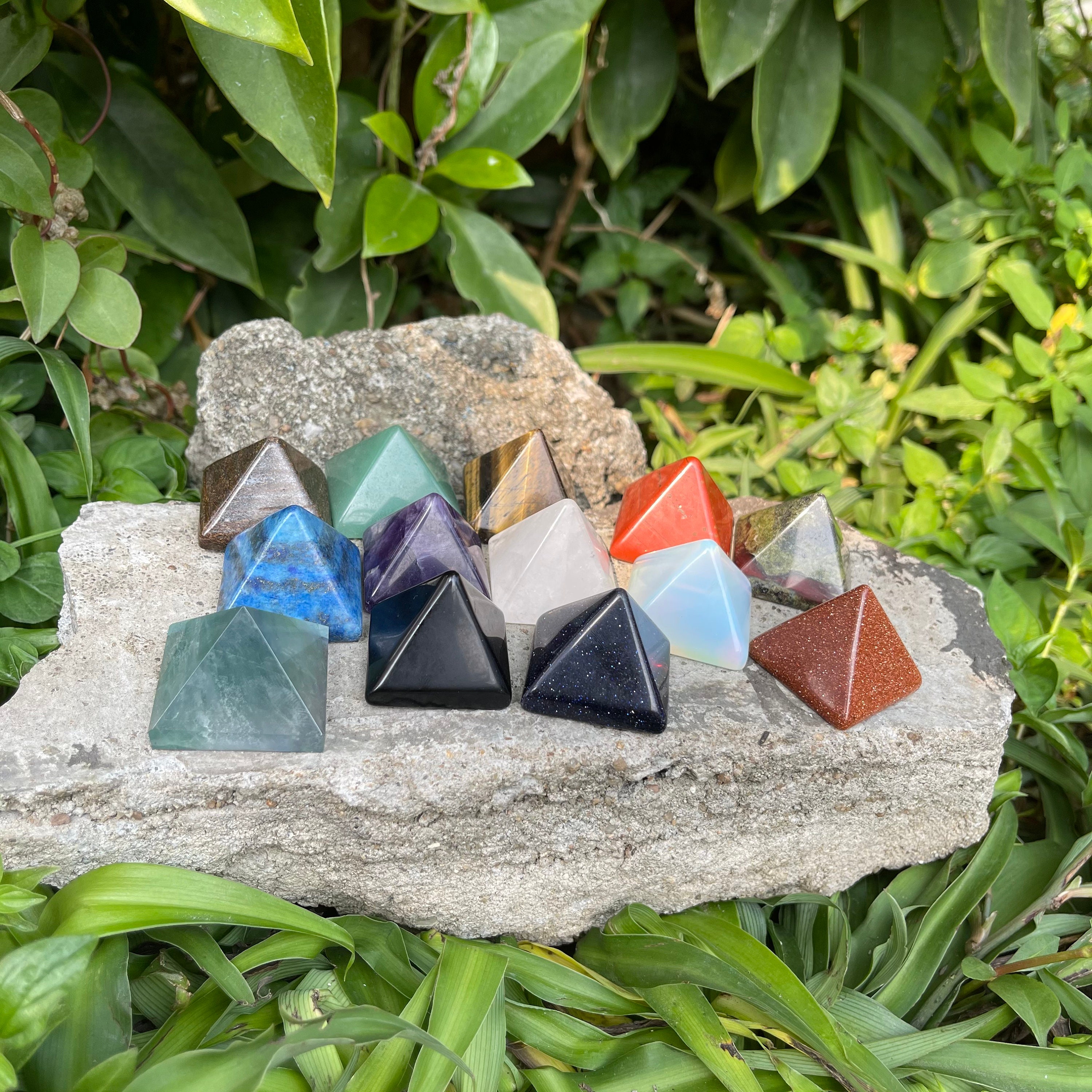 13 Choices Crystal Pyramids Gemstone Pyramid Carved Pyramid - Etsy Ireland