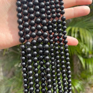 Natural Jet Beads, Black Jet Crystal Beads, Gemstone Beads for Jewelry ...