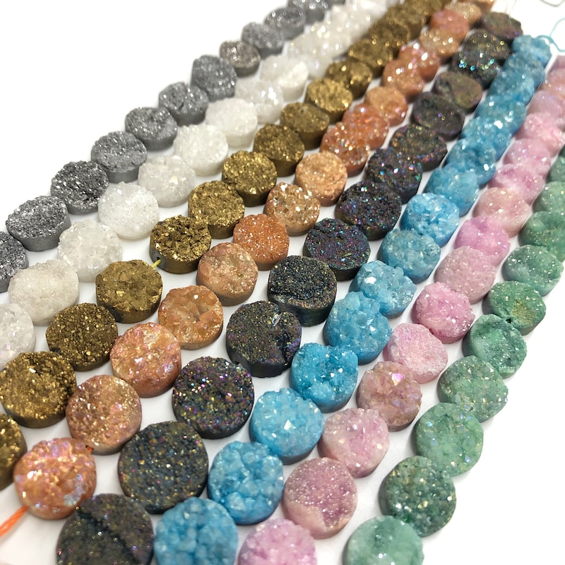 Druzy Beads - Etsy