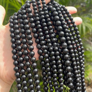 Natural Jet Beads, Black Jet Crystal Beads, Gemstone Beads for Jewelry ...