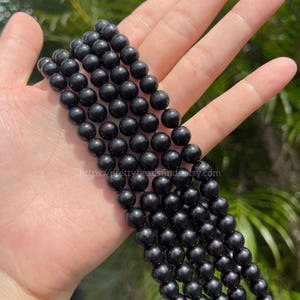Natural Jet Beads, Black Jet Crystal Beads, Gemstone Beads for Jewelry ...