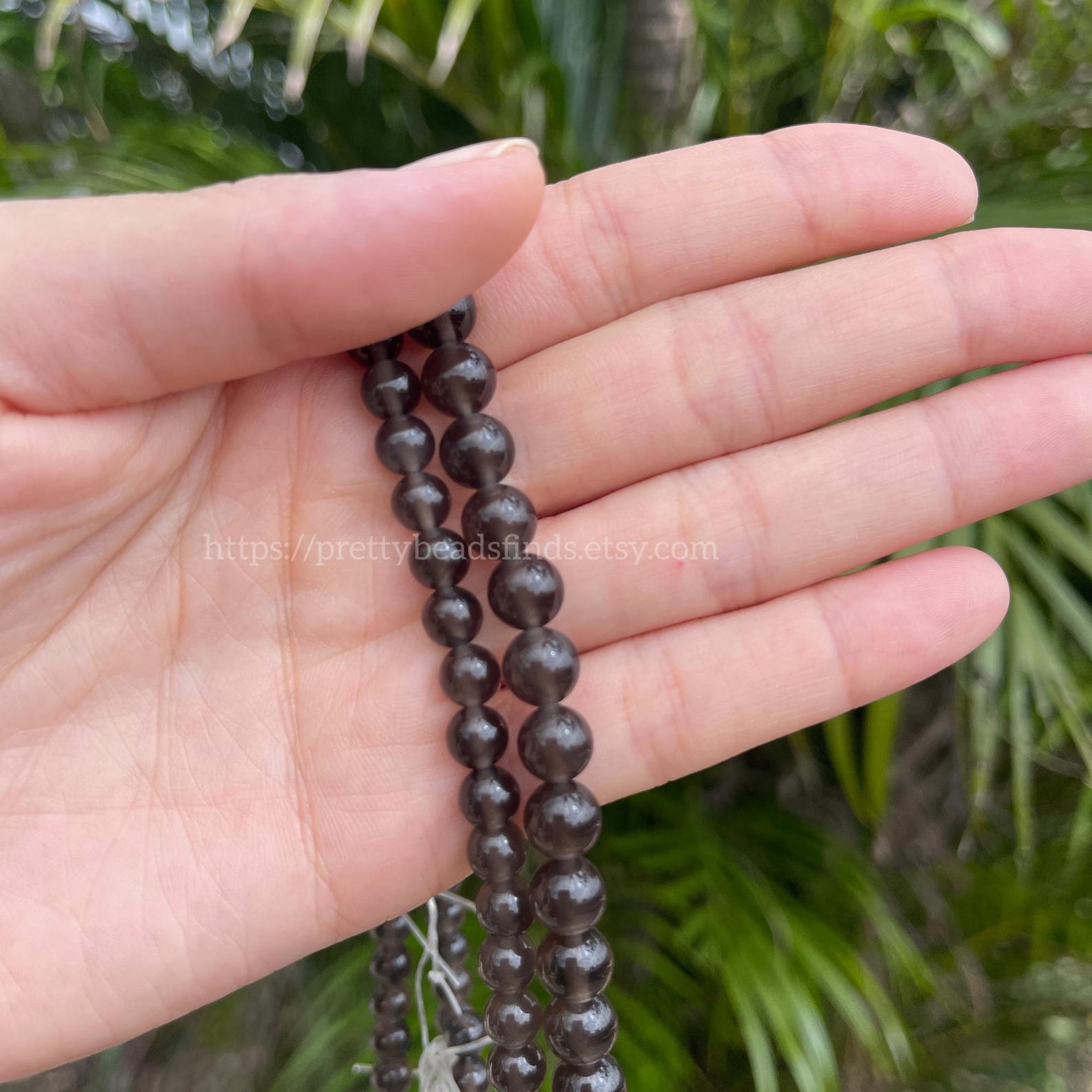 AAA Apache Tear Obsidian Beads: Round Jewelry DIY Beads (6mm, 8mm, 10mm ...