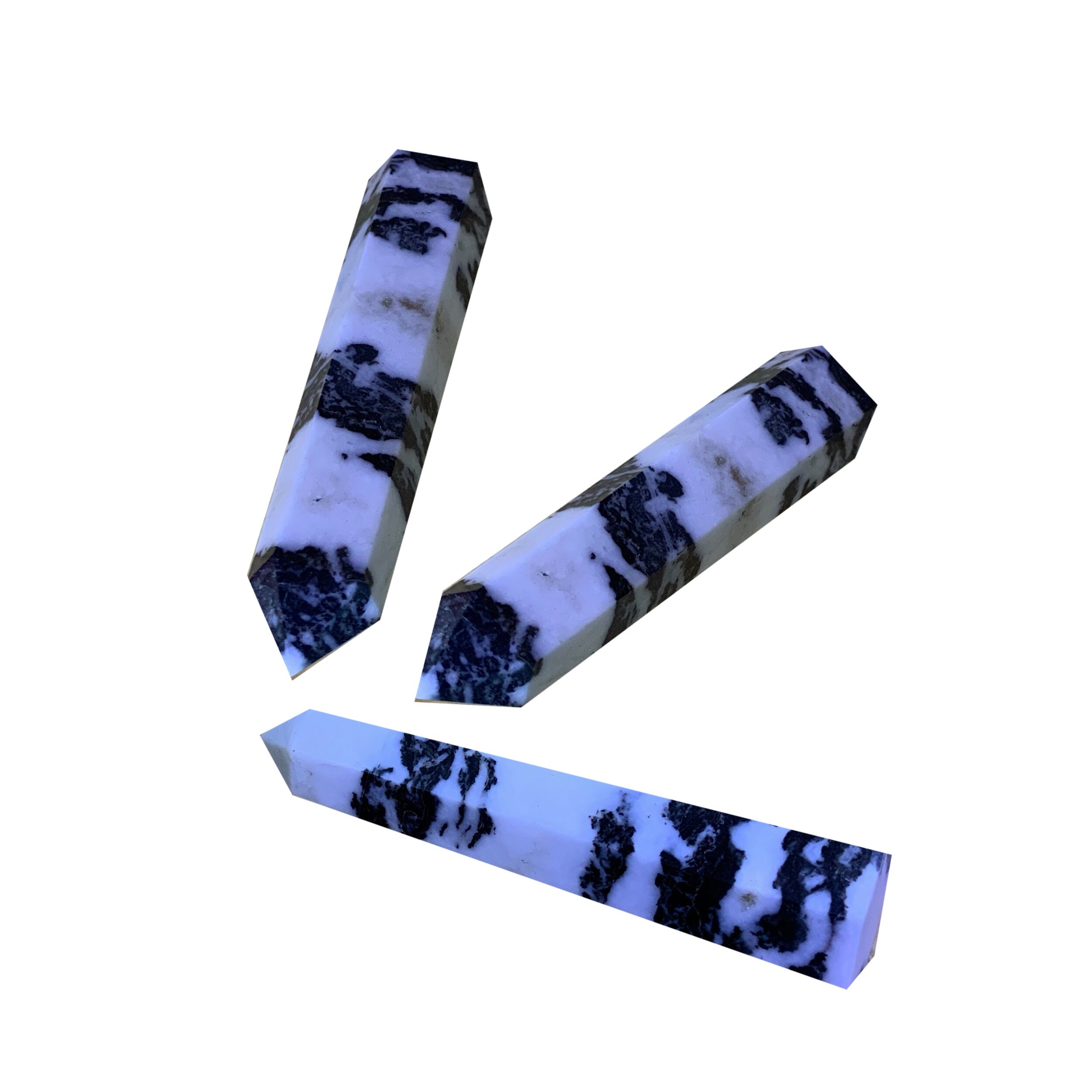 Natural Zebra Jasper Point Zebra Quartz Tower/zebra Jasper - Etsy