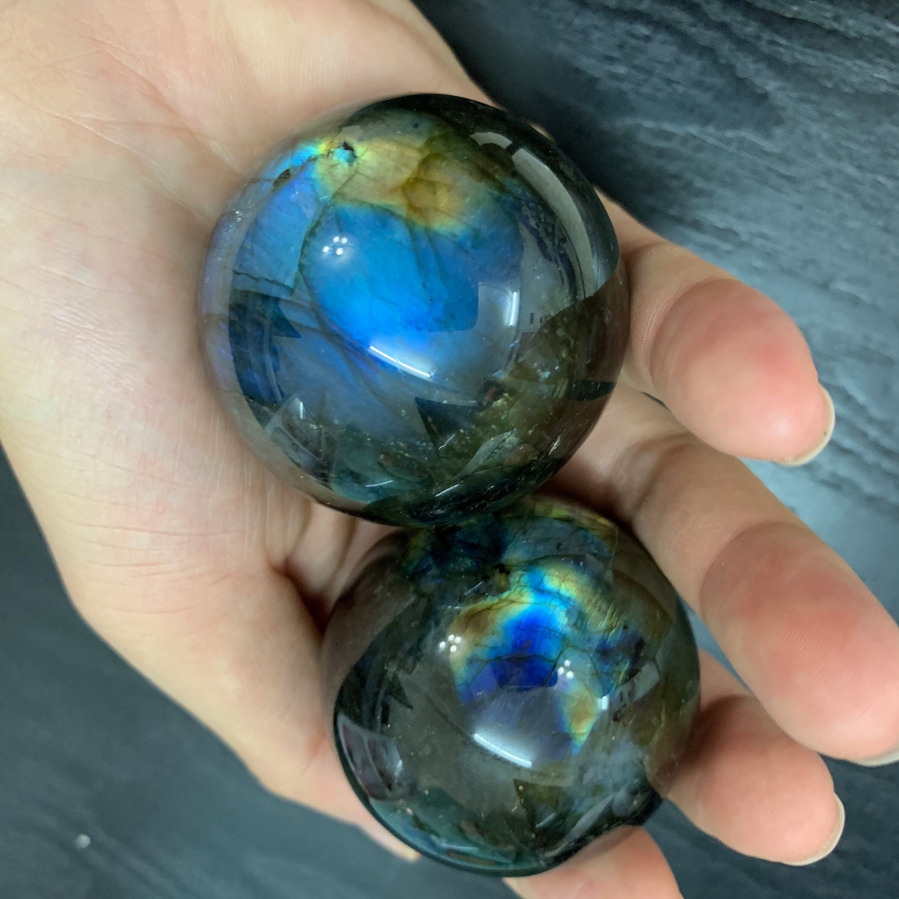 AAAA Rainbow Labradorite Sphere Polished Labradorite Ball | Etsy