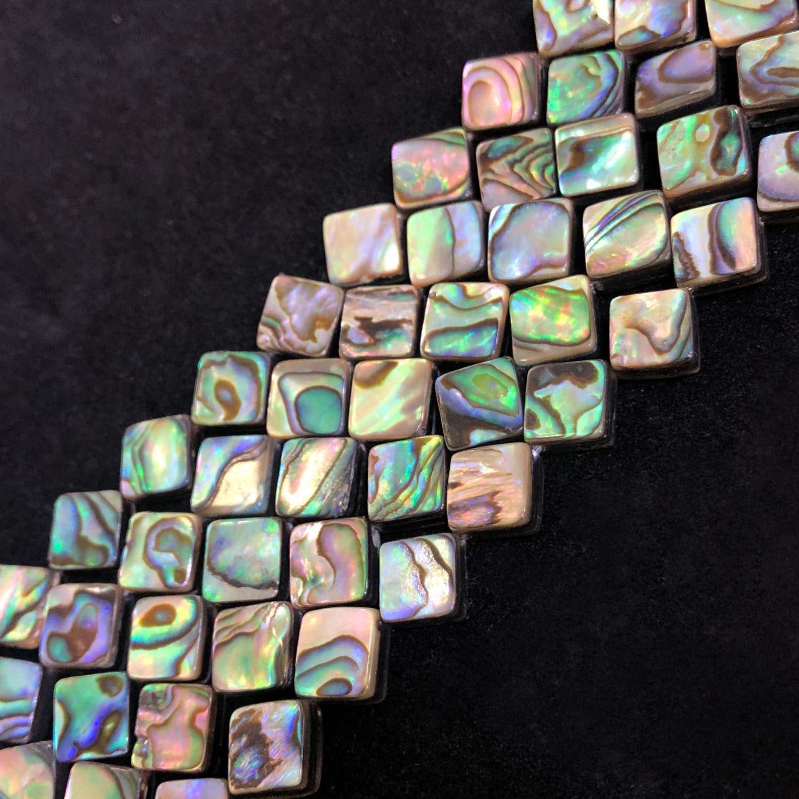 Natural Abalone Shell Beads Seashell Beads High Luster 8mm | Etsy